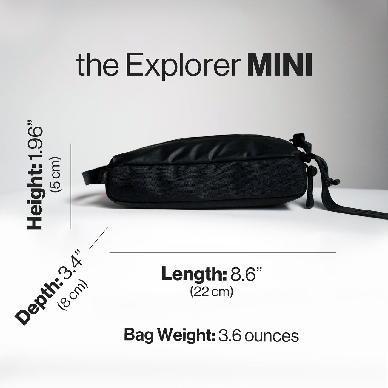 Explorer MINI™ Hanging Travel Toiletry Bag | Durable & Compact | Gravel