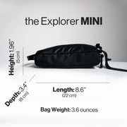 Explorer MINI™ Hanging Travel Toiletry Bag | Durable & Compact | Gravel