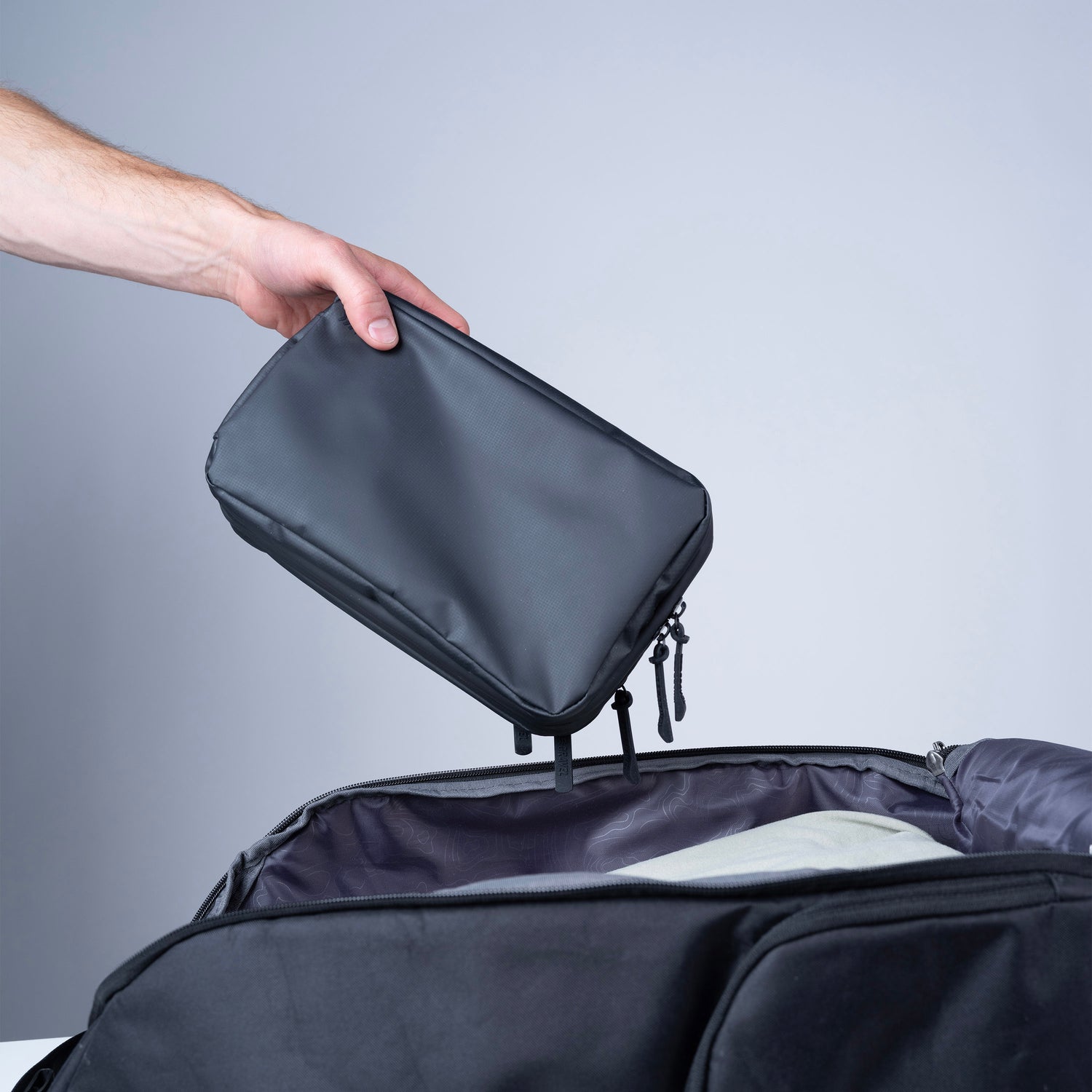 Explorer PLUS™ Hanging Travel Toiletry Bag | Durable & Compact | Gravel