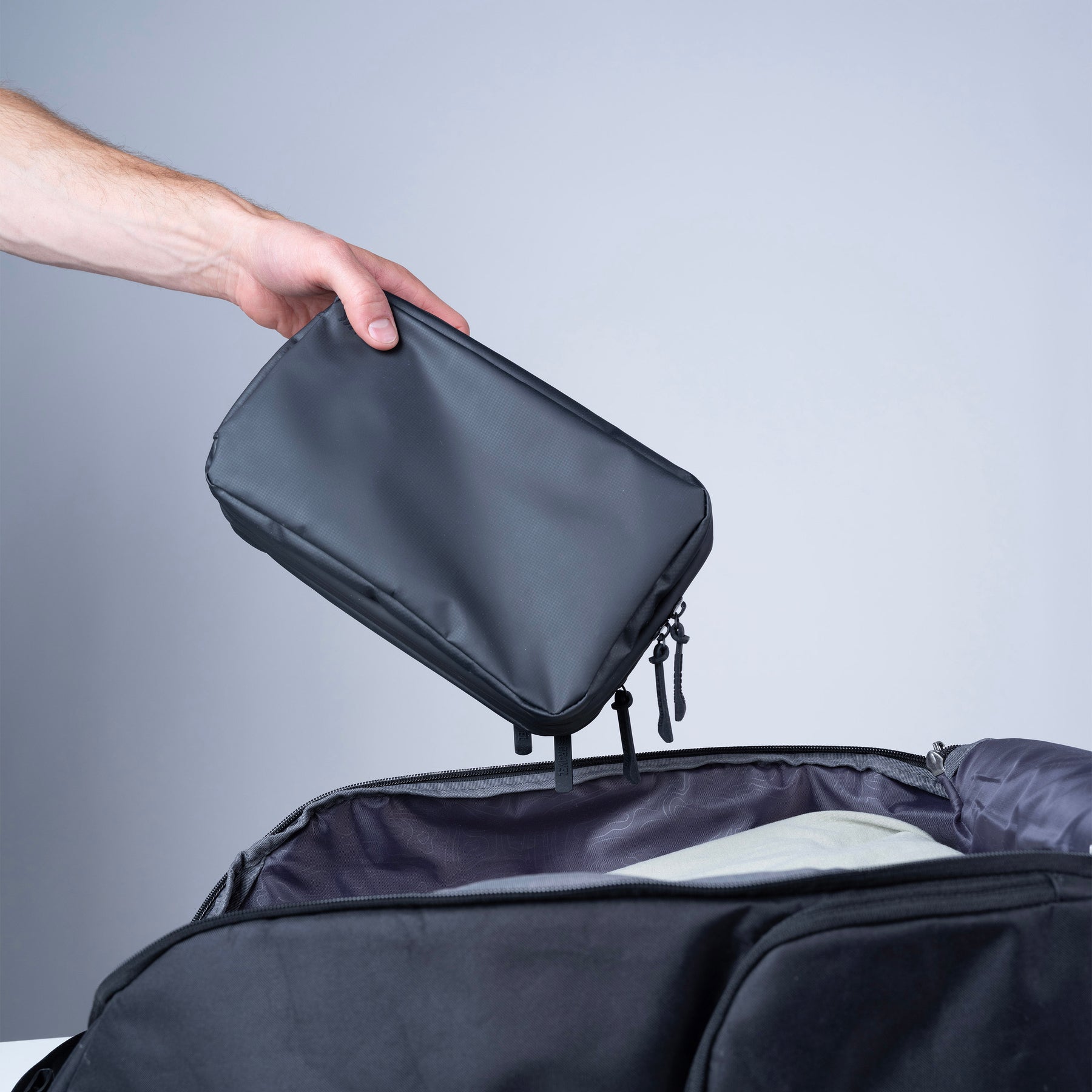 Explorer PLUS™ Hanging Travel Toiletry Bag | Durable & Compact | Gravel