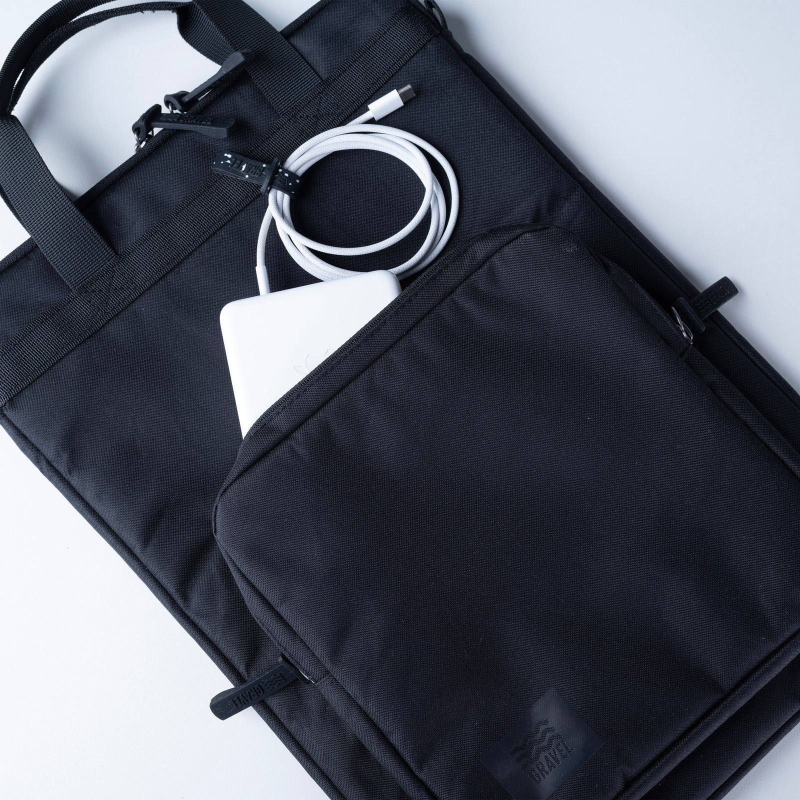 Laptop Travel Case | Padding & Pockets | Gravel