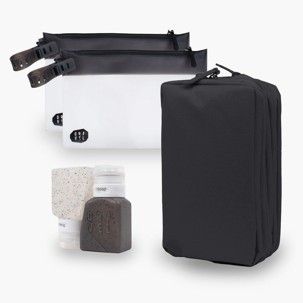 Explorer PLUS™ Hanging Travel Toiletry Bag, Bottles, & TSA Compliant ...
